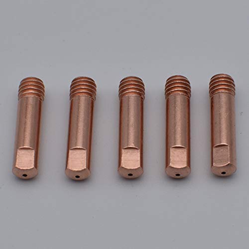 GZTIGWELD 20pk Contact Tip .035'' & 0.9mm M6x25mm Copper Accessory for MB-15AK MIG/MAG Welding Torch