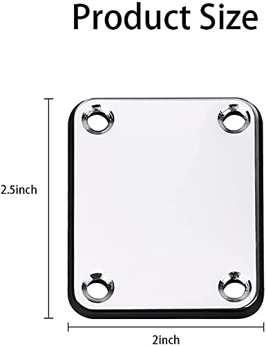 Dinikally Custom Electric Guitar Neck Plate Personalized Engraved Neck Plate for Electric Guitar, Electric Bass