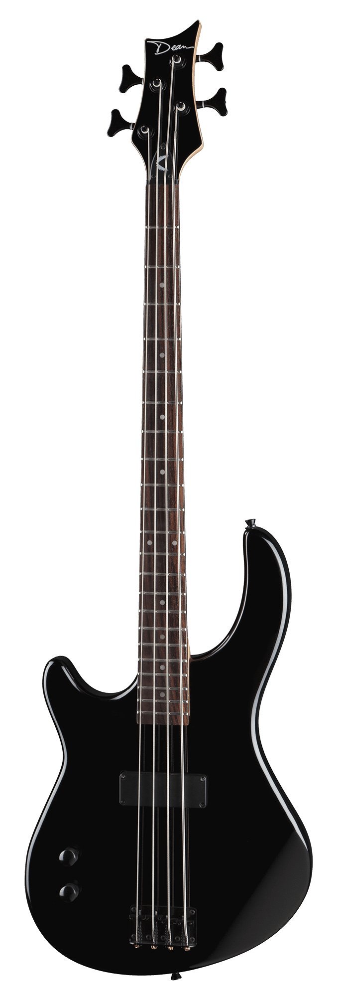 Dean E09 Bass Guitar, Left Handed - Classic Black