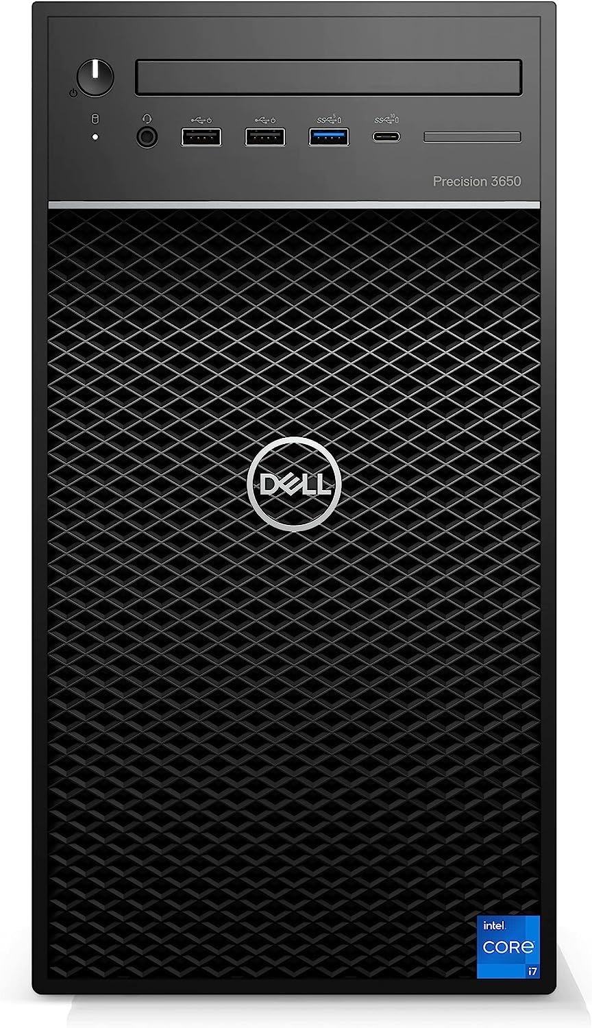 Dell Precision 3650 Desktop Tower Workstation Intel Core i7-11700 (8-Core) 64GB RAM 2TB PCIe SSD NVIDIA Quadro T1000 Windows 10 PRO