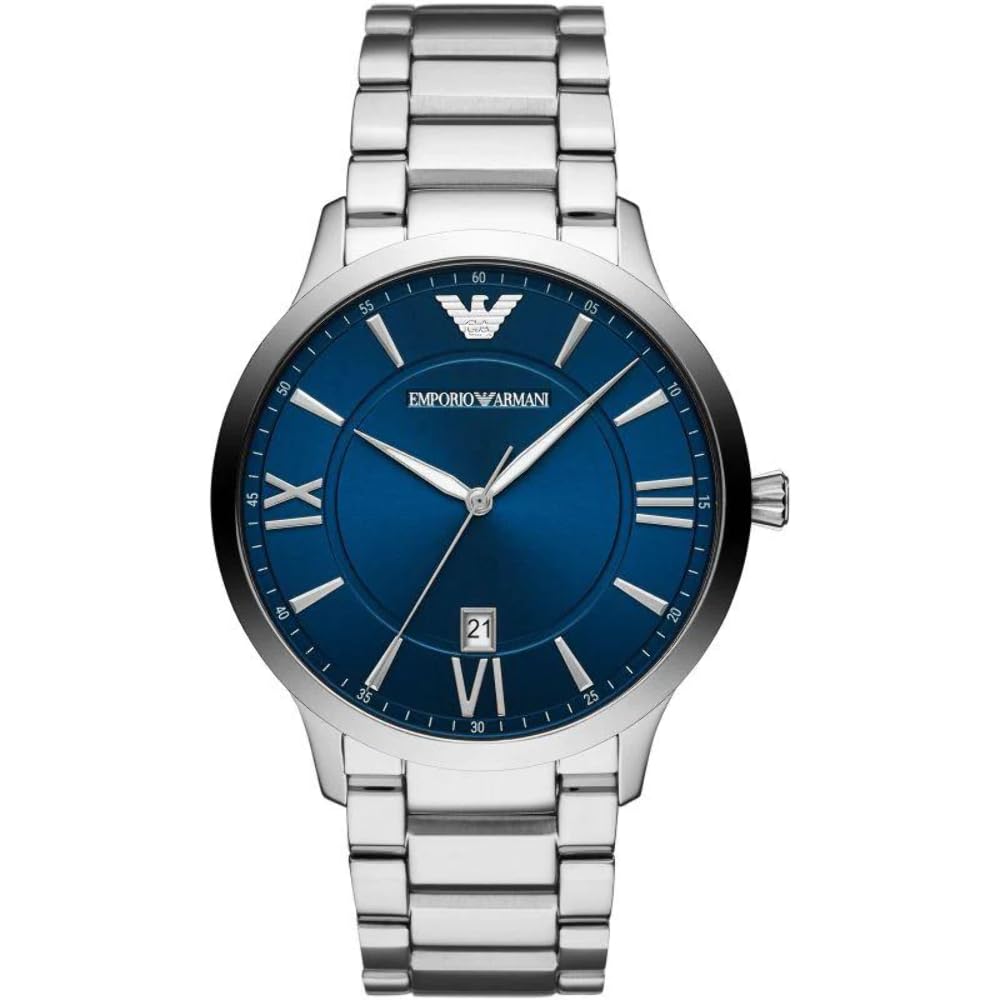 Emporio Armani Mens Analogue Quartz Watch with Stainless Steel Strap AR11227