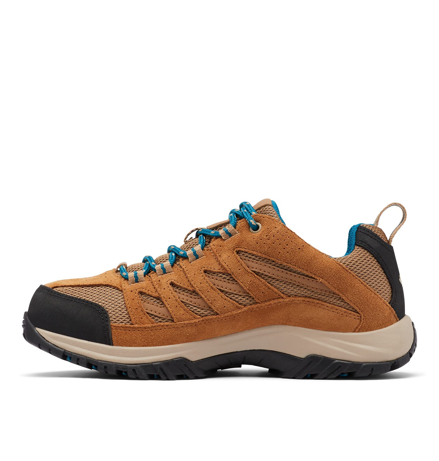 Columbia Women's Crestwood Waterproof Hiking Boot, Breathable, High-Traction Grip, Sahara/Siberia, 10