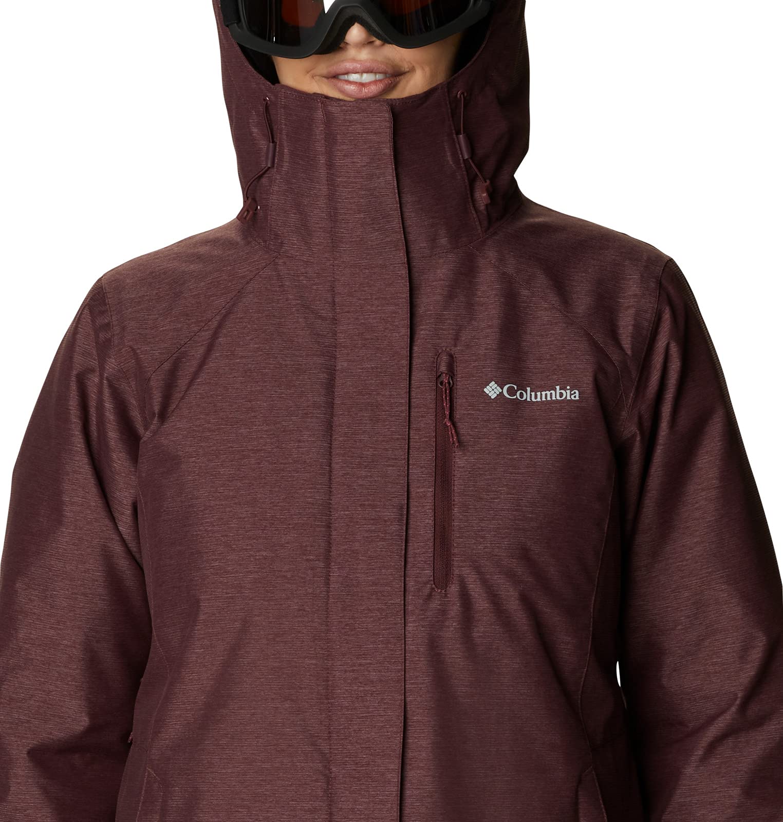 Columbia Women's Whirlibird IV Interchange Jacket, Malbec Crossdye, XX-Large