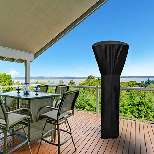 INMUA Patio Heater Cover, Outdoor Heater Cover, Cover for Patio Outdoor Heater, Waterproof,Anti-UV, Windproof (34"x19"x89")