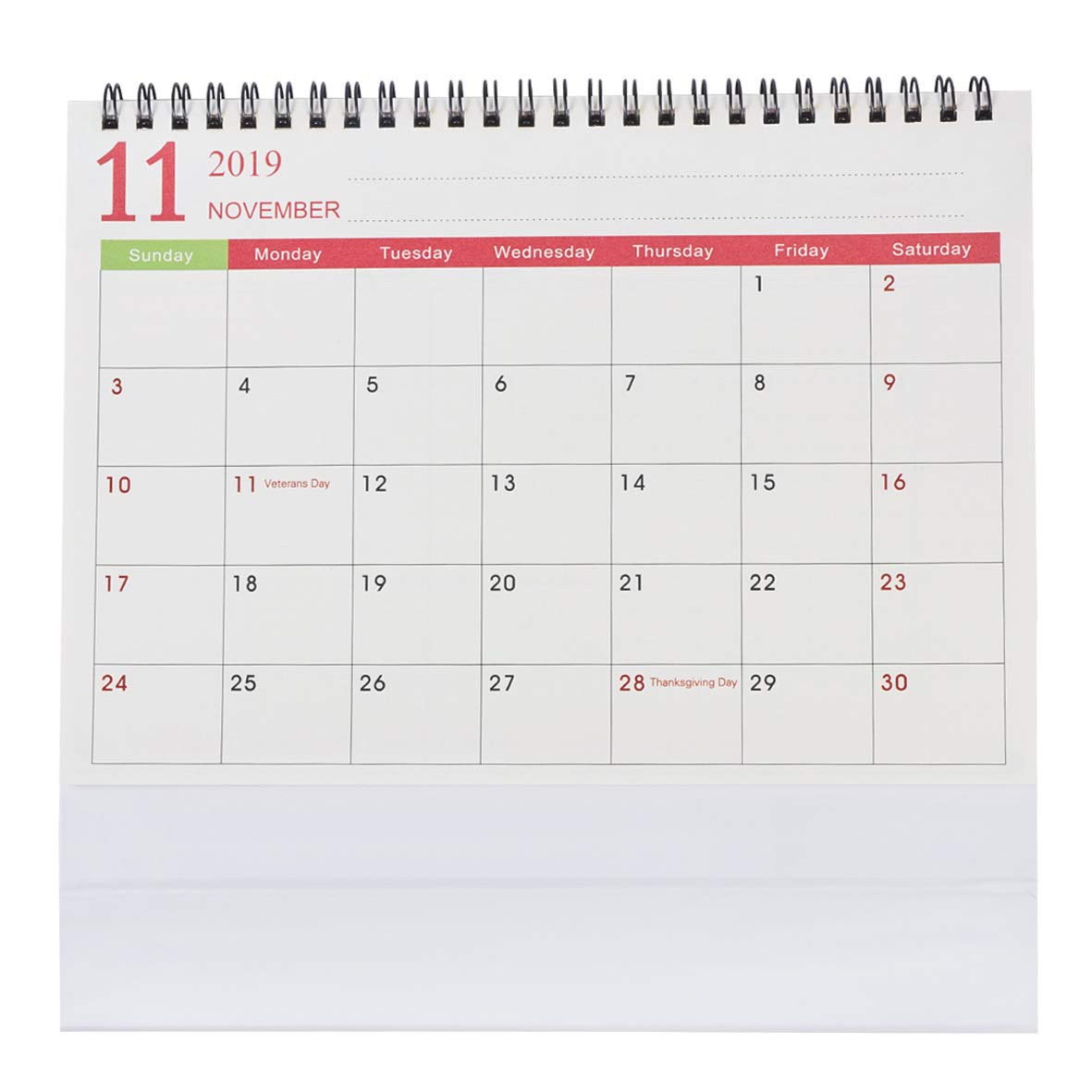 Desk Calendar September 2023 - December 2024 Custom-Made Creative, Simple, Small and Fresh Office Desktop Decoration Calendar