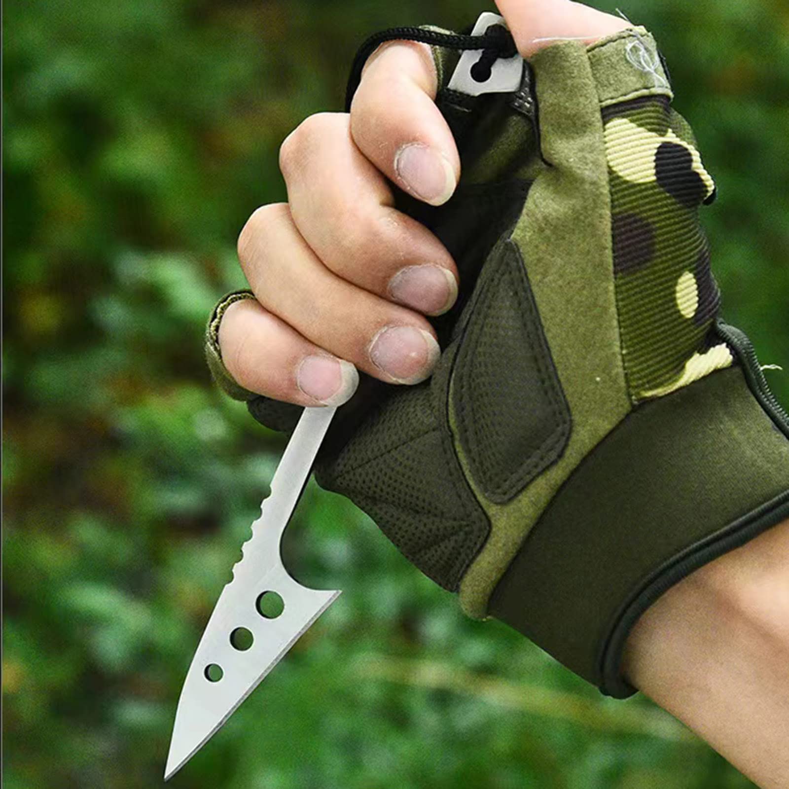 DOHONG Full Tang Hunting Knife, Survival Fishing Camping KNIFE with K Sheath