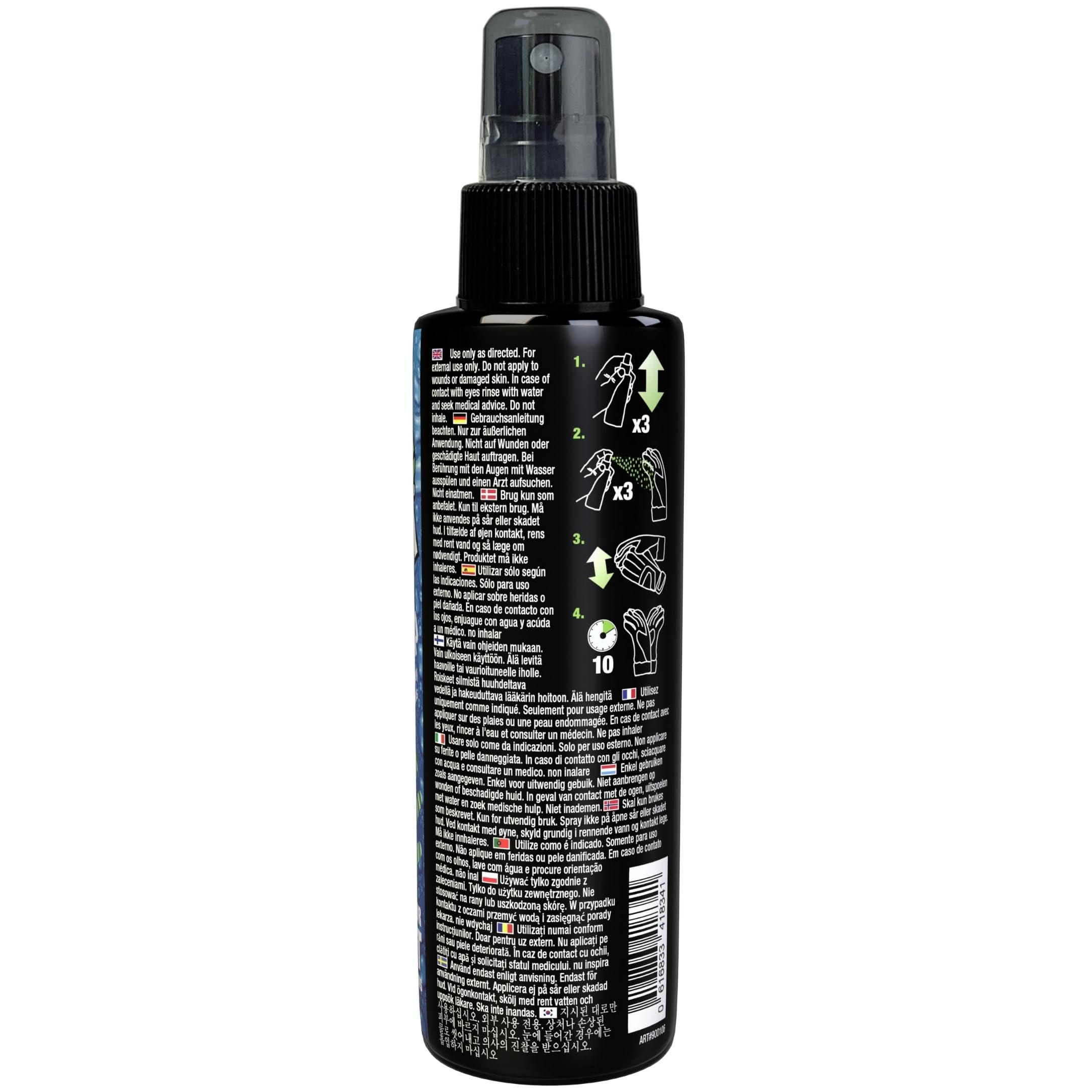 gloveglu 120ml AQUAgrip Goalkeeper Glove Spray - Perfect for Goalkeeping Gloves in Wet Conditions