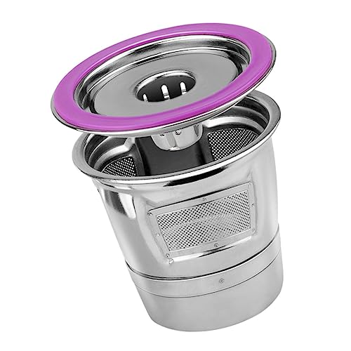 Homoyoyo Coffee Capsule Cup Espresso Coffee Tea Strainer Coffee Accessory Coffee Concentrate Coffee Machine Accessories Coffee Espresso Coffee Supply Filter Coffee Drainer Stainless Steel