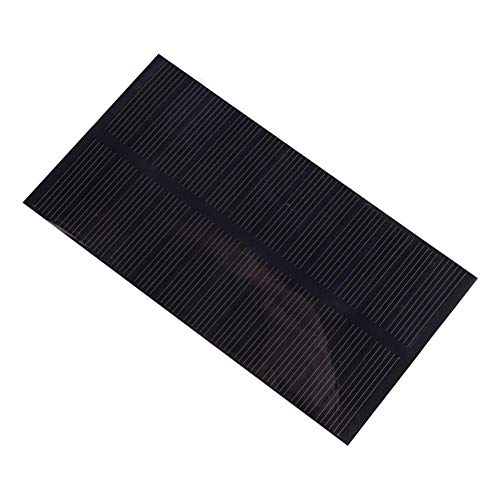Delaman Solar Panel, DIY Safety Solar Power Charging Panel Monocrystalline Silicon