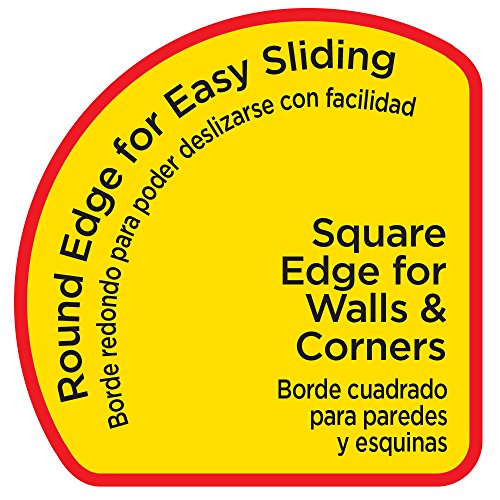 Super Sliders 7" Slide & Hide Reusable Furniture Sliders for Carpet - Effortless Moving and Surface Protection, Beige (4 Pack)