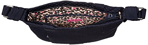 Vera Bradley Women's Microfiber Hadley Hipster Crossbody Purse, Navy, One Size