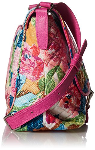 Vera Bradley Women's Cotton Carson Crossbody Purse, Superbloom, One Size