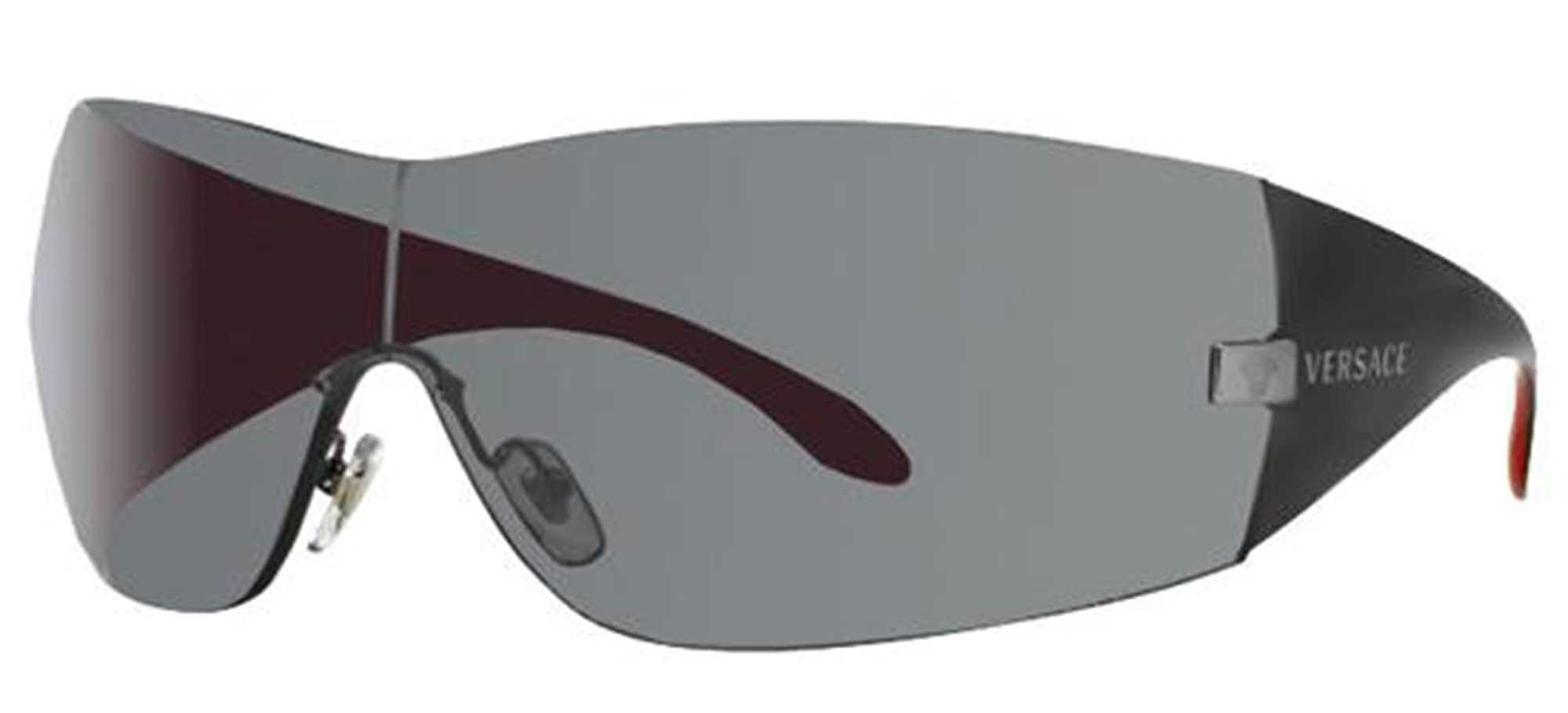 Versace VE2054 Women Plastic Rhutenium Sunglasses, 41 mm