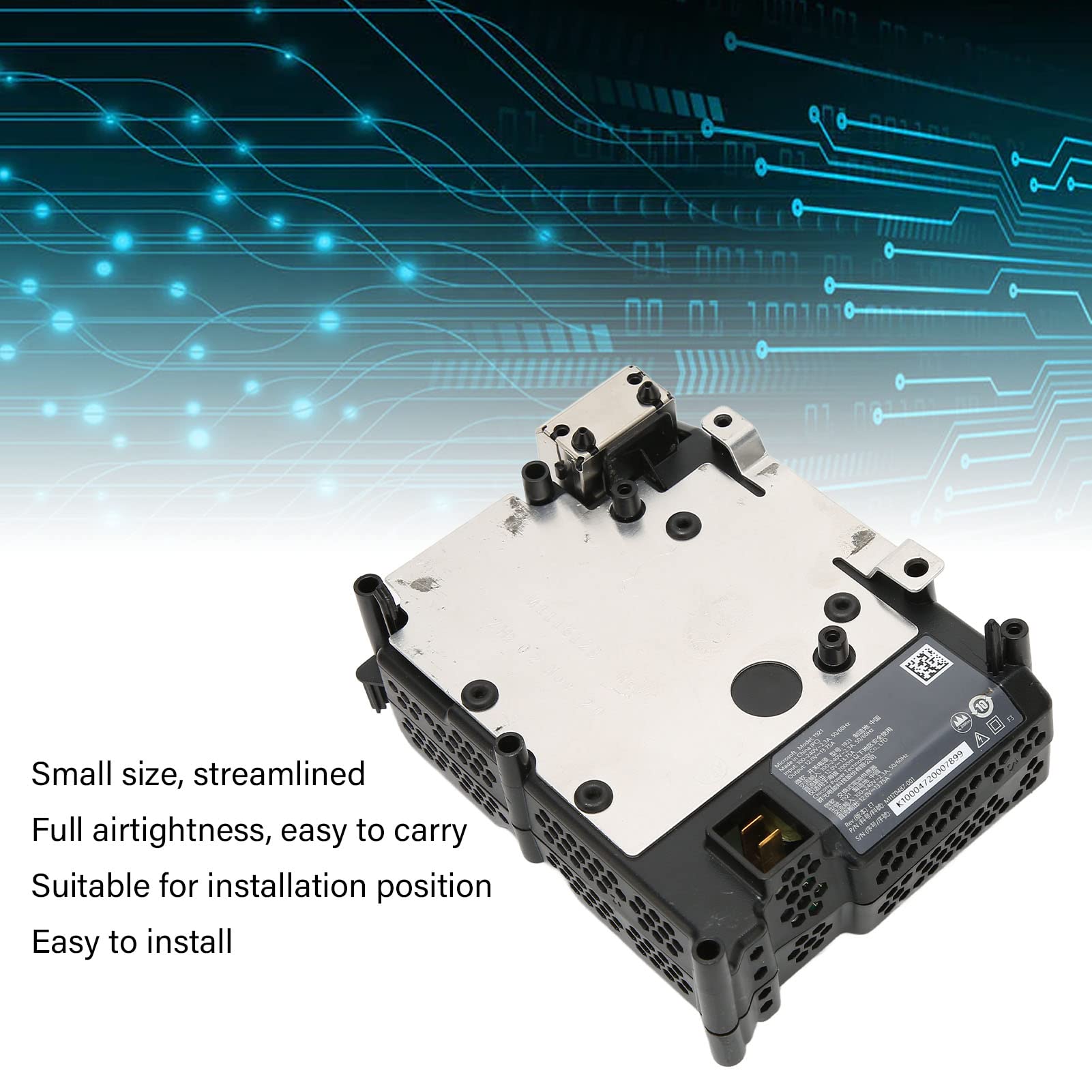 Hilitand for Xbox Series S Internal Power Supply Adapter, Professional 100 to 240V AC Power Supply Brick Adapter Replacement for Xbox Series S Game Console(#1)