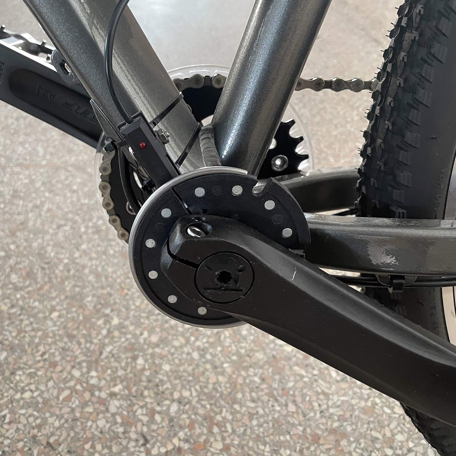 Ebike KT D12L PAS Pedal Assistant Sensor Electric Bicycle Waterproof Connector 12 Magnets Easy to Install, Detachable for Kunteng Conversion Kit Parts