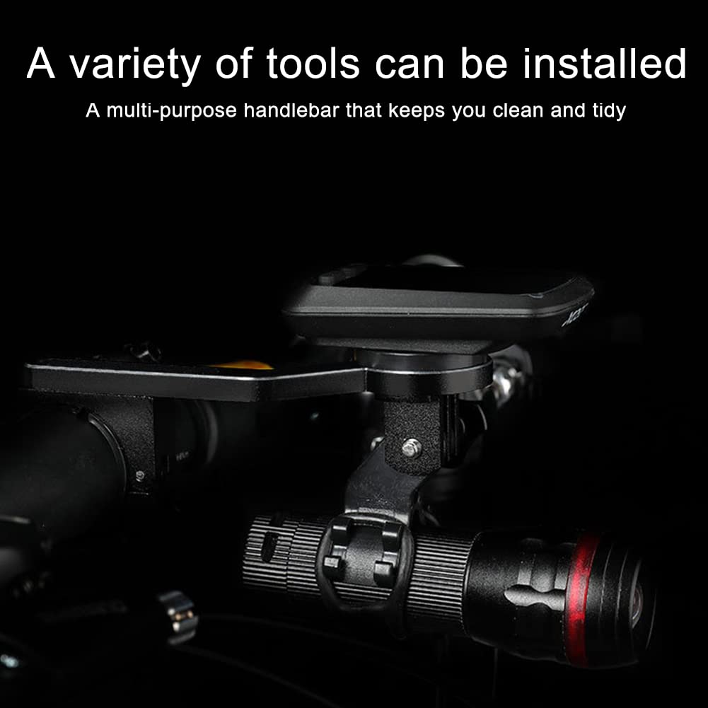 EMVANV Bike Mount, Bike Computer Mount Bracket Holder, Bicycle Handlebar Mount Out Front Handlebar Mount Fit for G-Armin Edge(Black)