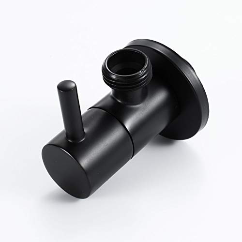 MINJING Handheld Bidet Sprayer for Toilet, Cloth Diaper Washer Sprayer, Cold Water Toilet Bidet Sprayer, Solid Brass Wall Mounted Toilet Faucet Black