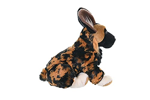 Wild Republic African Wild Dog Plush, Stuffed Animal, Plush Toy, Gifts for Kids, Cuddlekins 8 Inches