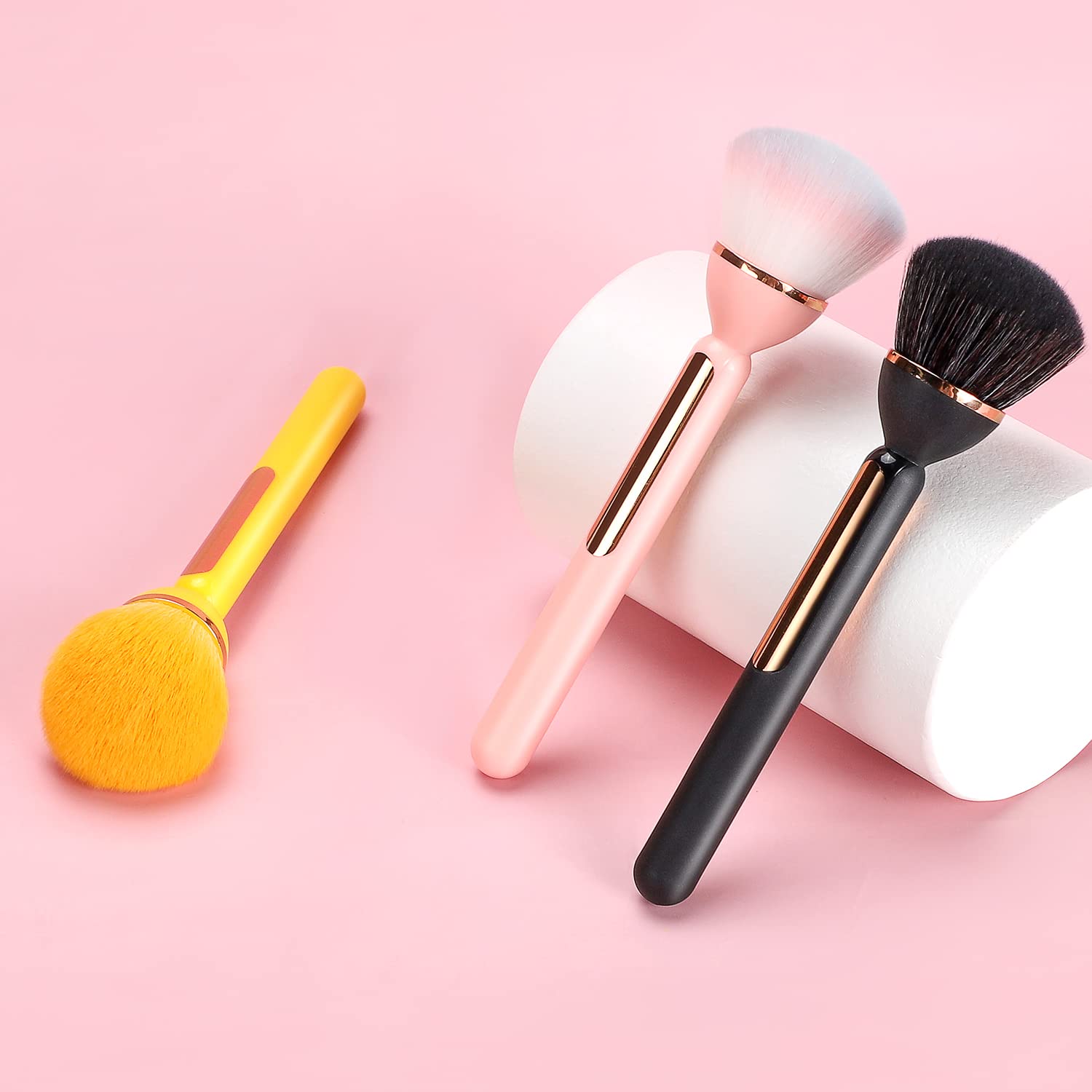 Foundation Brush, Etercycle Premium Kabuki Makeup Brush Perfect for Blush, Liquid, Cream, Powder, Blending, Concealer Blush Cosmetics with Box (Black)