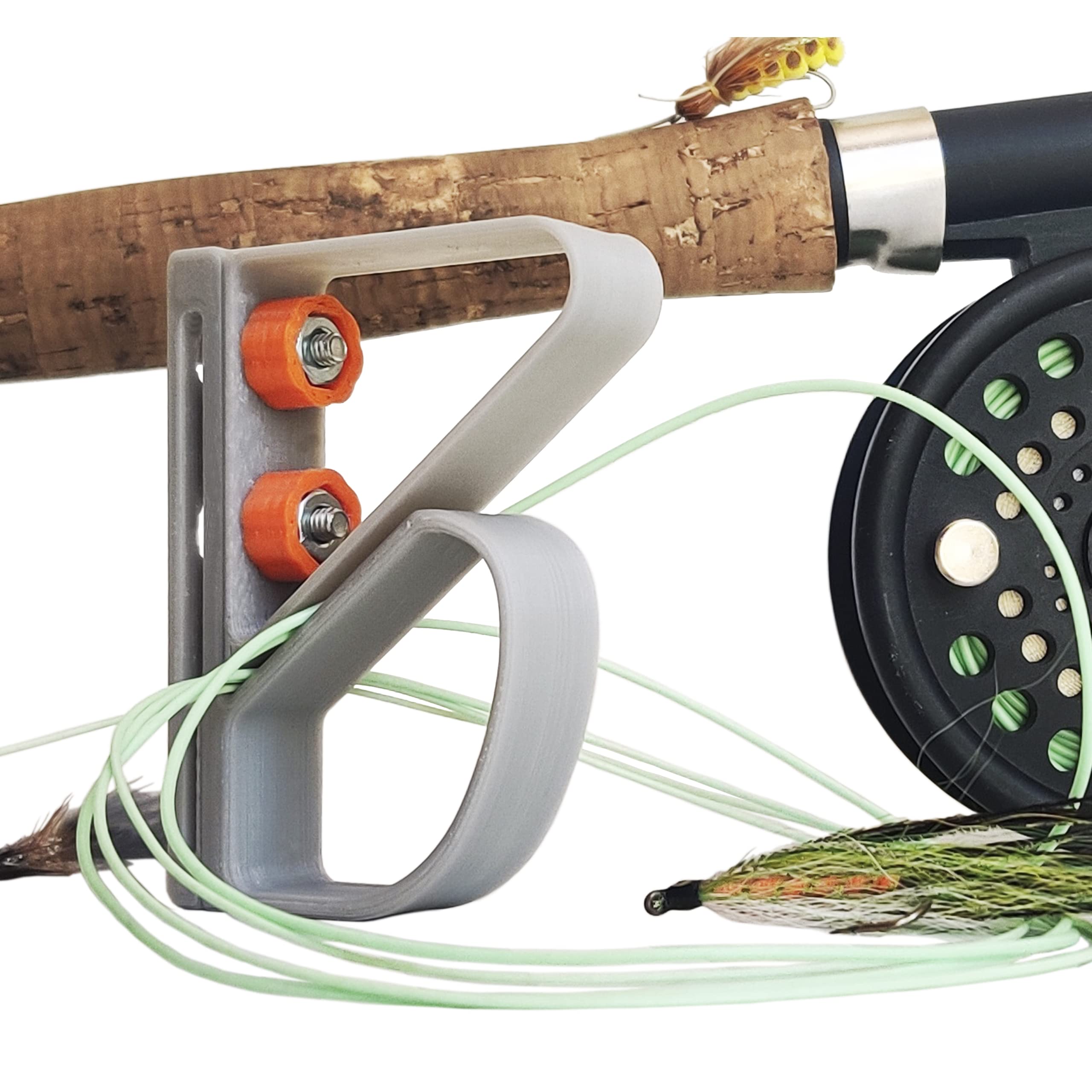 Fly Fishing Line Holder, Fishing Accessories and Essential Equipment (Military Green)