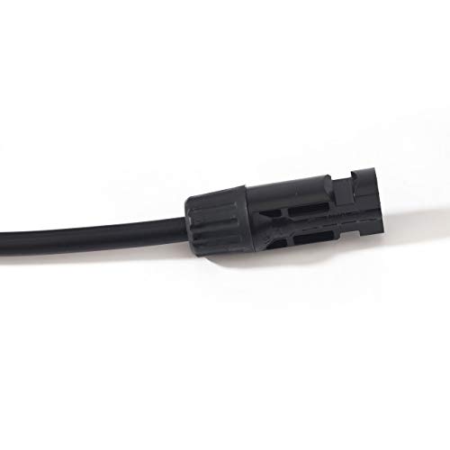 JHBOX 10AWG 1x10ft Solar Panel Extension Cable with MC4 Connector | Female and Male Wire Connectors| Solar Panel Adaptor Kit Tool | DIY Solar Panel Kits for Housing Commercial Roof