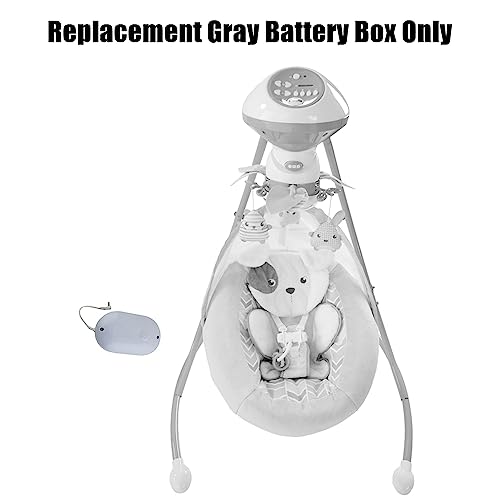 Replacement Part for Fisher-Price Sweet Snugapuppy Dreams Cradle 'n Swing - DRG43 ~ Replacement Gray Battery Box