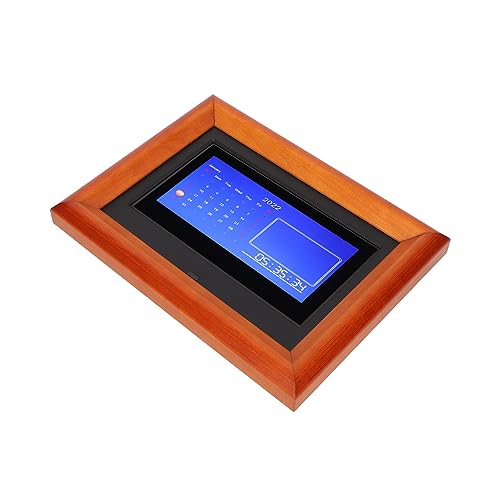 Digital Photo Frame, 7 Inch Multifunction Digital Photo Album Stereo Speaker for Party (US Plug)
