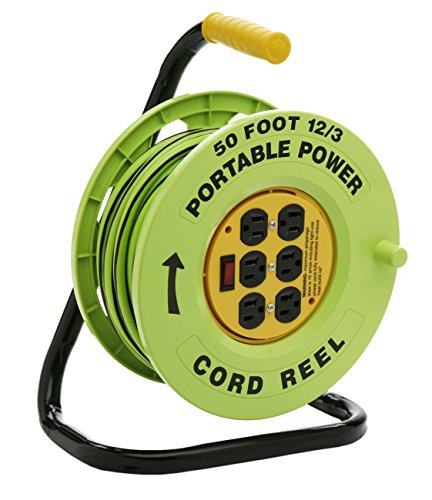 Designers Edge E238 Extension Cord, 12/3-Gauge, Vivid Green