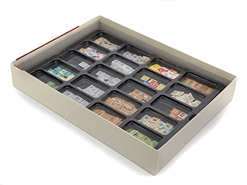 Flying Buffalo Game Piece Counter Trays (5-Pack); War Game and Board Game Storage Sorting Organizers, Aegis Collection