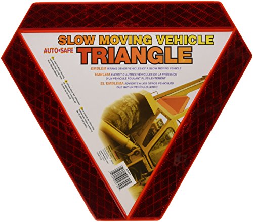 Deflecto RSMVT Slow Moving Vehicle Triangle, Multicolor