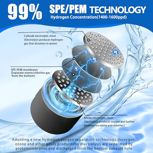 Hydrogen Water Bottle Generator, AquaHealth Hydrogen Water Bottles, 450ml Portable Rechargeable Hydrogen Water Ionizer Hydrogen-Rich Water Bottle Glass for Home (Silver)