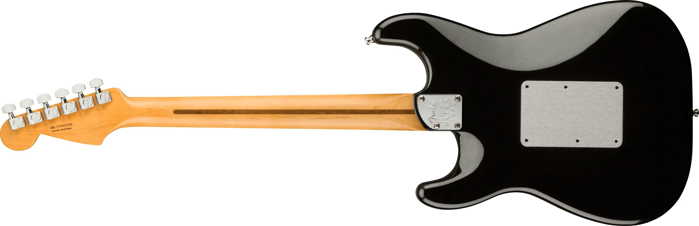 Fender American Ultra Luxe Stratocaster Floyd Rose HSS - Mystic Black with Rosewood Fingerboard