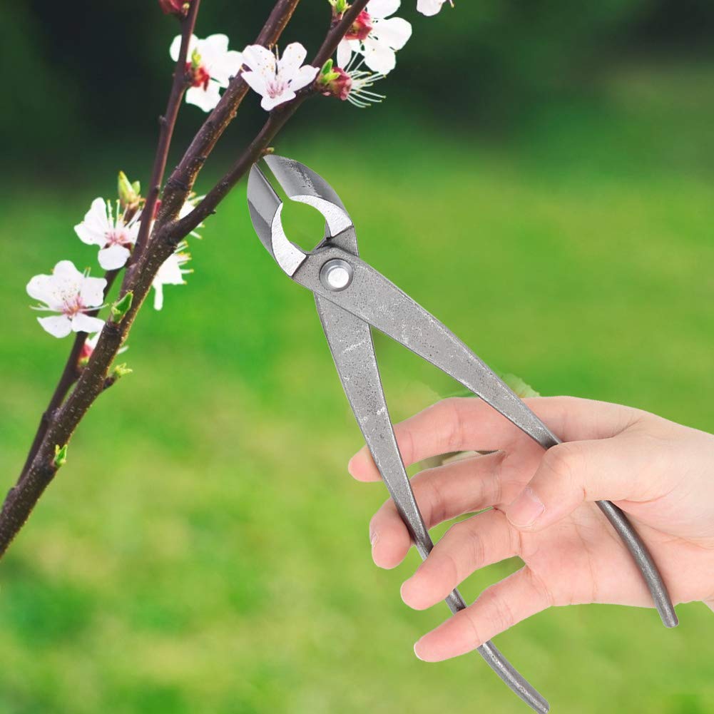 Hand Forged Bonsai Concave Branch Cutter,Japanese Gardening Tools, Trunk Splitter Branch Cutter Small Multipurpose