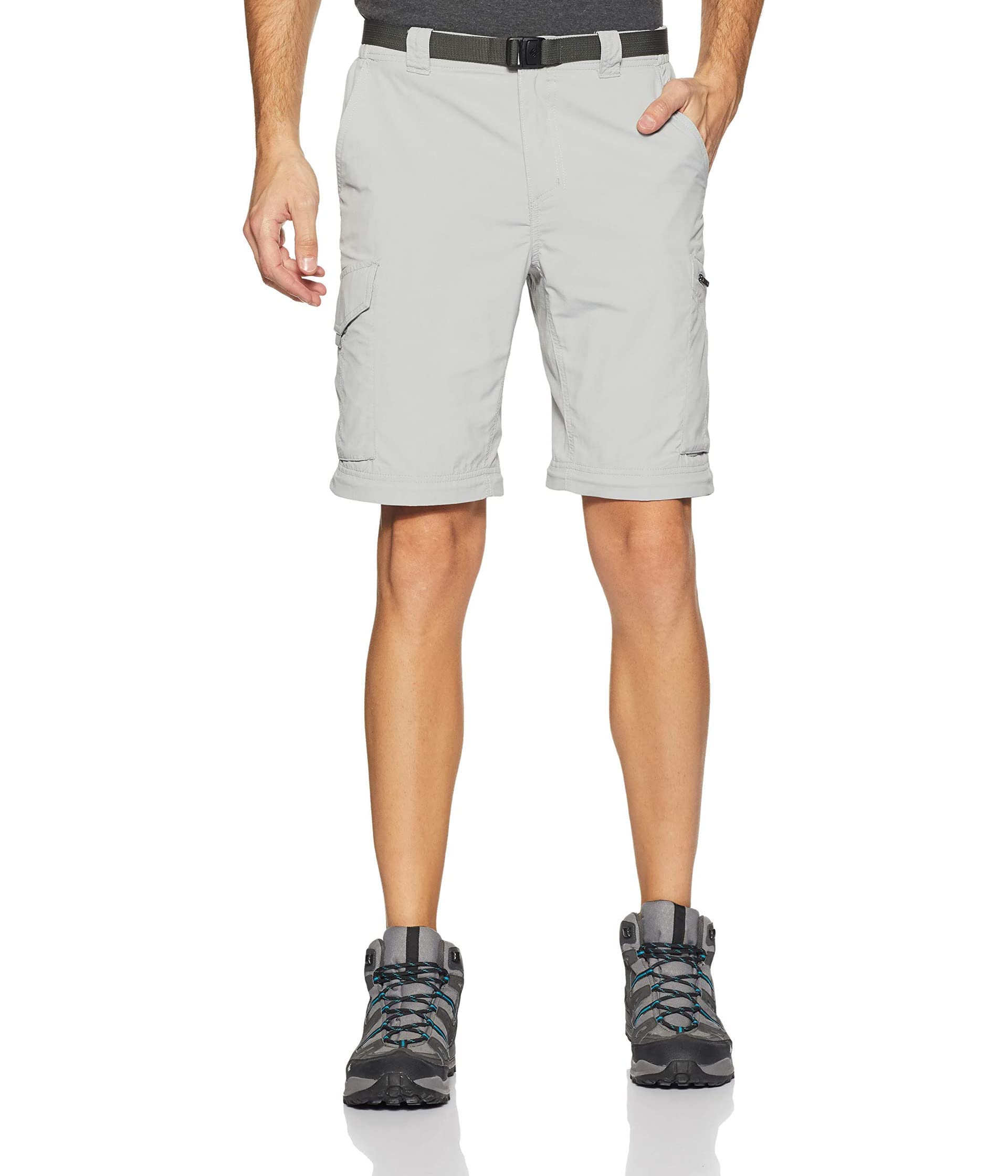 Columbia Men's Silver Ridge Convertible Pant, Grey, 44W x 32L Big