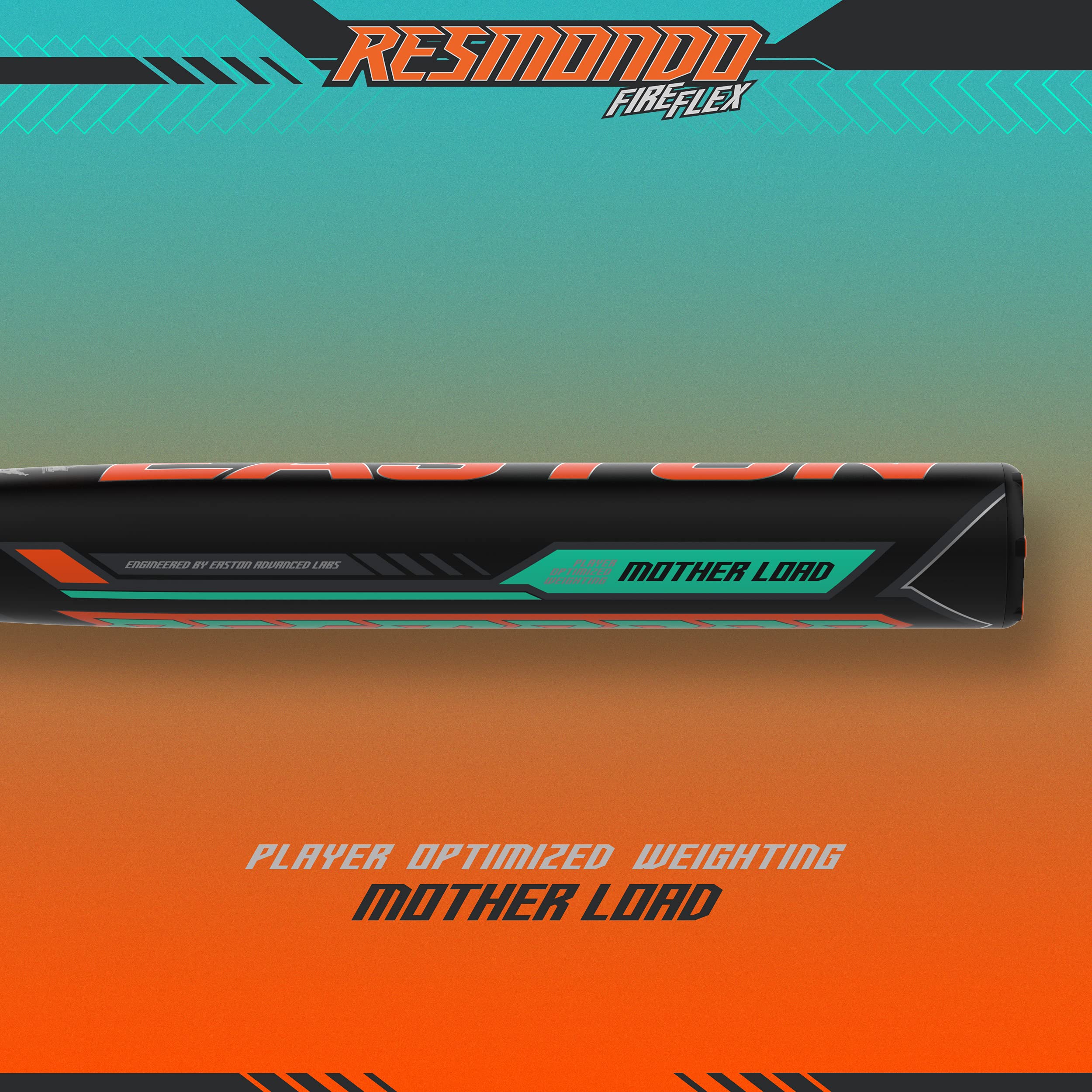 Easton RESMONDO Softball Bat, Motherloaded, 12.5 in Barrel, USSSA, ISA & NSA, 34in x 26.5oz