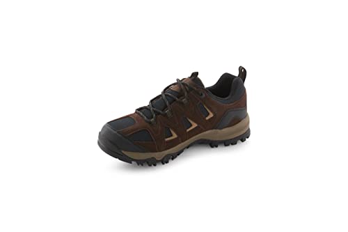 Eddie Bauer Mainland Waterproof Low Hikers | Aggresive Multi-Directional Lug Pattern, Adaptive & Versatile Design Rubber Traction Outsole Memory Foam Insole