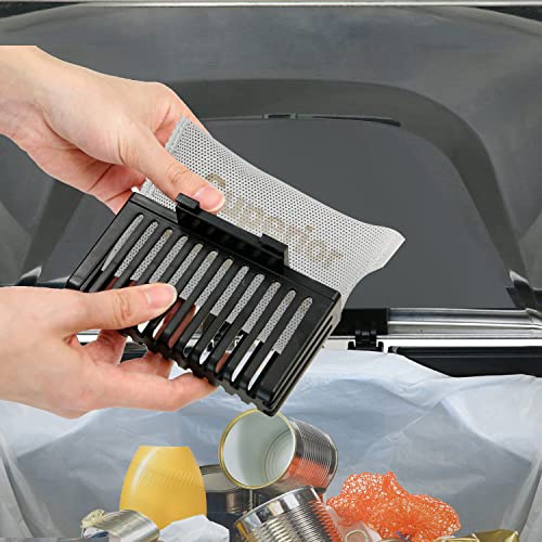 SAFILE 8Pack Activated Charcoal Odor Absorber,Refill Deodorizers Bamboo Charcoal Air Purifying Bags,Compatible with iTouchless Trash Cans 8 Gallon and Larger