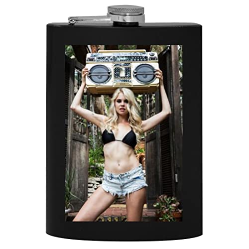 FC Carino B35Y22D63W0403449M07T32C02S27-8oz Black Hip Alcohol Drinking Flask PDI #PIDP403449