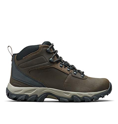 Columbia mens Newton Ridge Plus Ii Waterproof Boot Hiking Shoe, Cordovan/Squash, 10.5 US