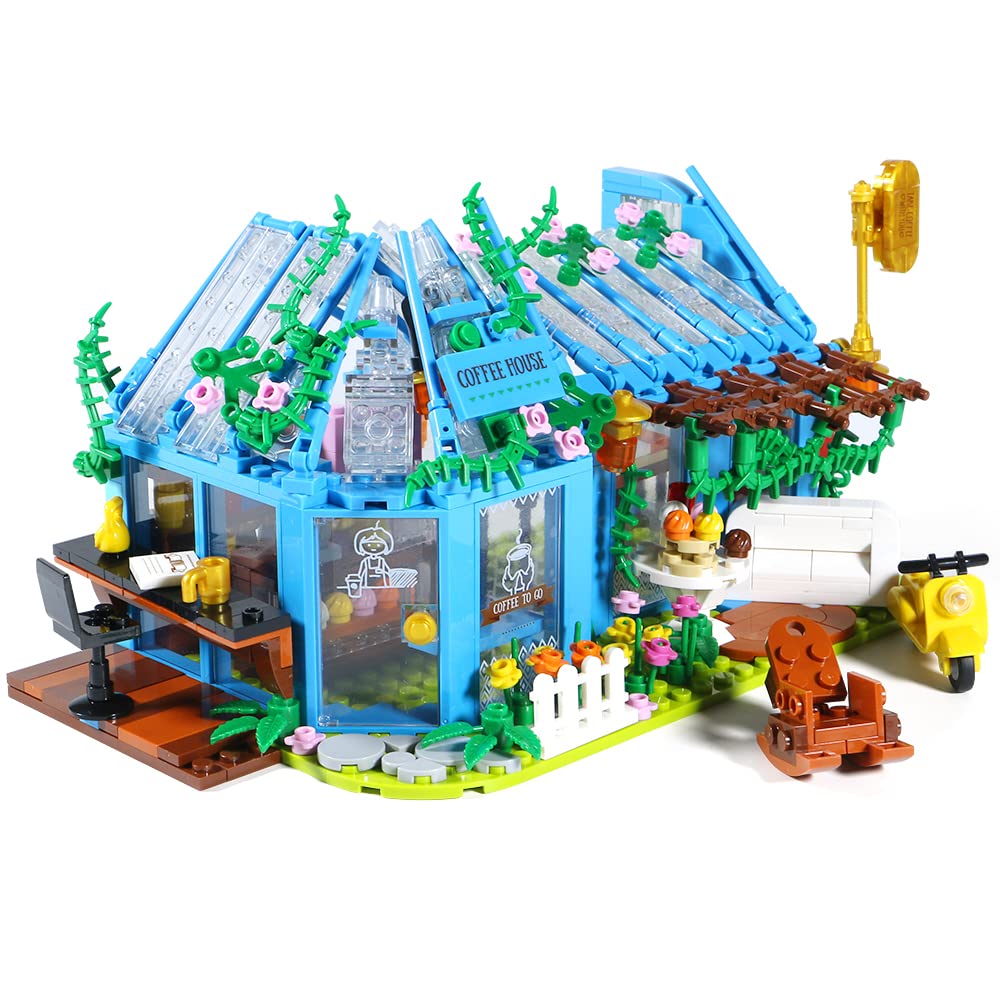 EDGKODK Flowers House Building Toys for Girls Aged 8-12, 637 Pieces