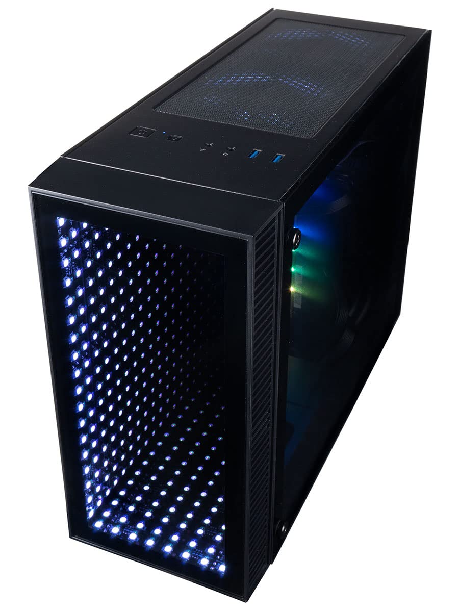 Empowered PC Continuum Mini Gaming Desktop - RTX 3080 (~ 4070), Intel 20-Core i7-14700KF (~ i9-13900K), 32GB DDR5 RAM, 1TB NVMe SSD, WiFi 6, Windows 11 - Tiny Liquid Cooled RGB Gamer Computer