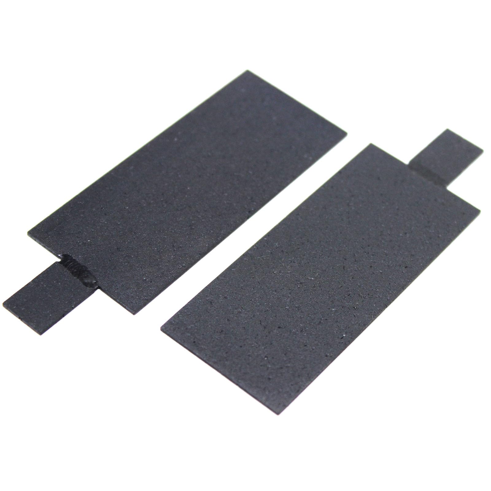 MMO Titanium Anode Plate Ru-Ir Coated 65 * 28mm with Post (2pcs)