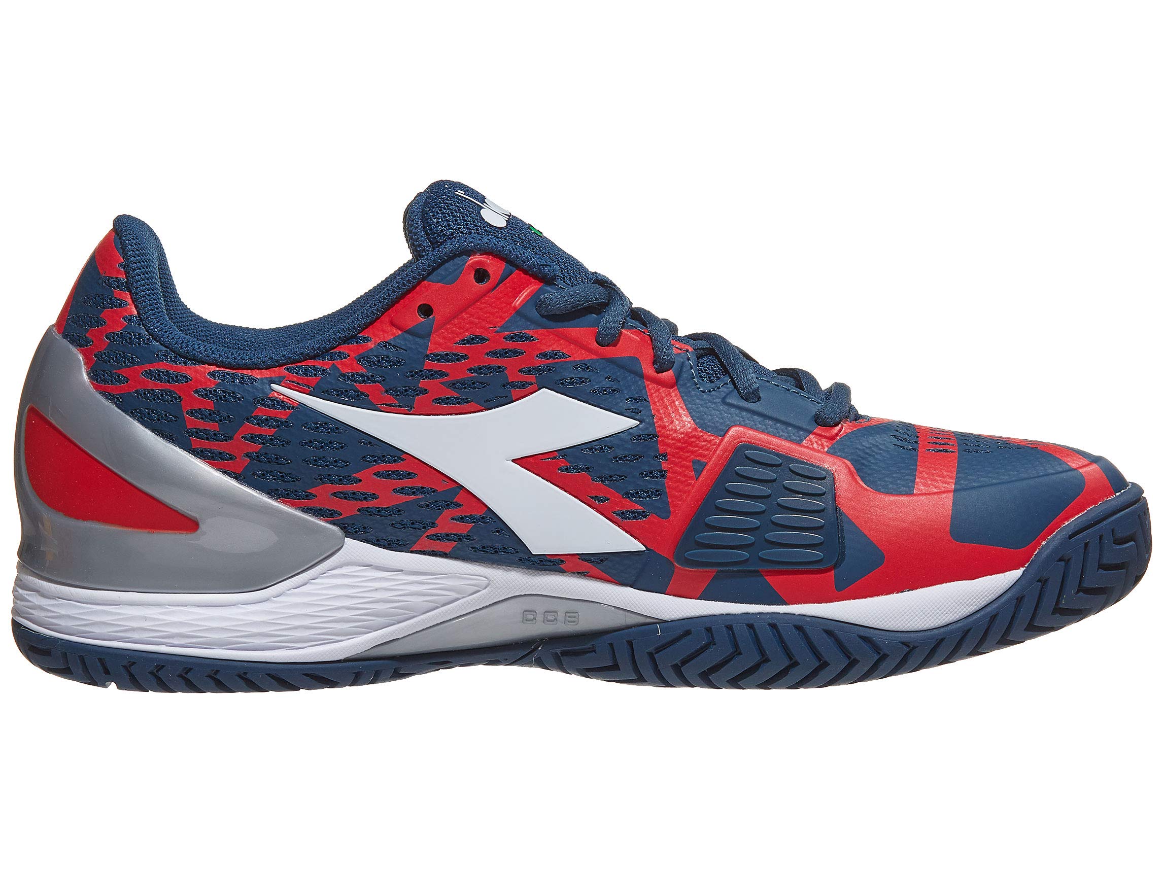 Diadora Mens Speed Blushield 2 Ag Tennis Sneakers Shoes Casual - Blue - Size 6 D
