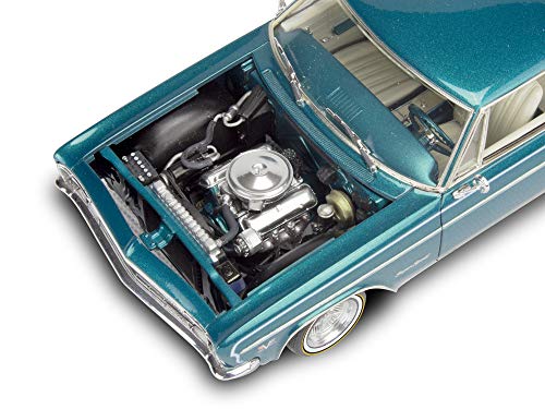 Revell 85-4497 ’66 Chevy Impala SS 396 2N1 Model Car Kit 1:25 Scale 148-Piece Skill Level 4 Plastic Model Building Kit,Blue