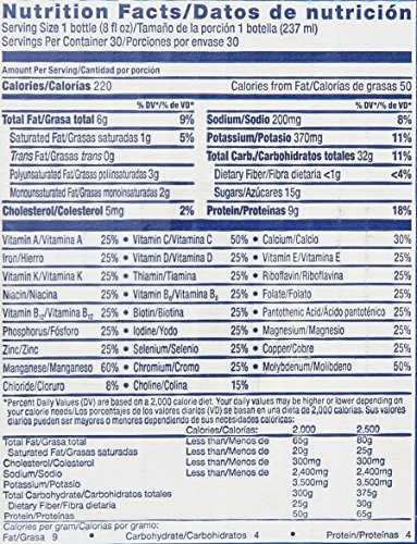 Ensure Nutrition Homemade Vanilla Milkshake, 8 fl. oz. Bottles, 30 Count