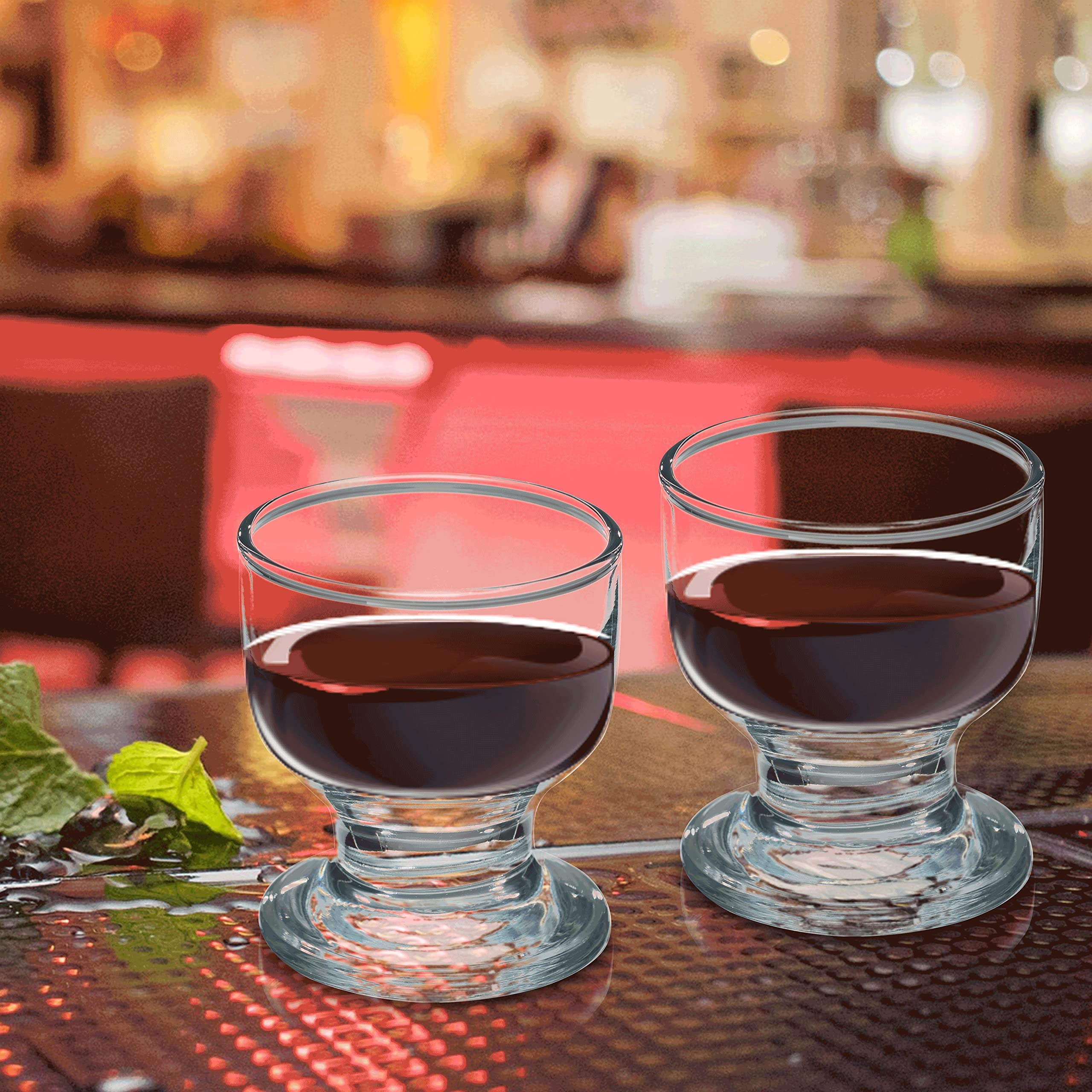 DISCOUNT PROMOS Lexington Mini Wine Tasting Glasses 3.5 oz. Set of 12, Bulk Pack - Restaurant Glassware, Perfect for Red Wine, White Wine, Cocktails, Other Beverages - Clear