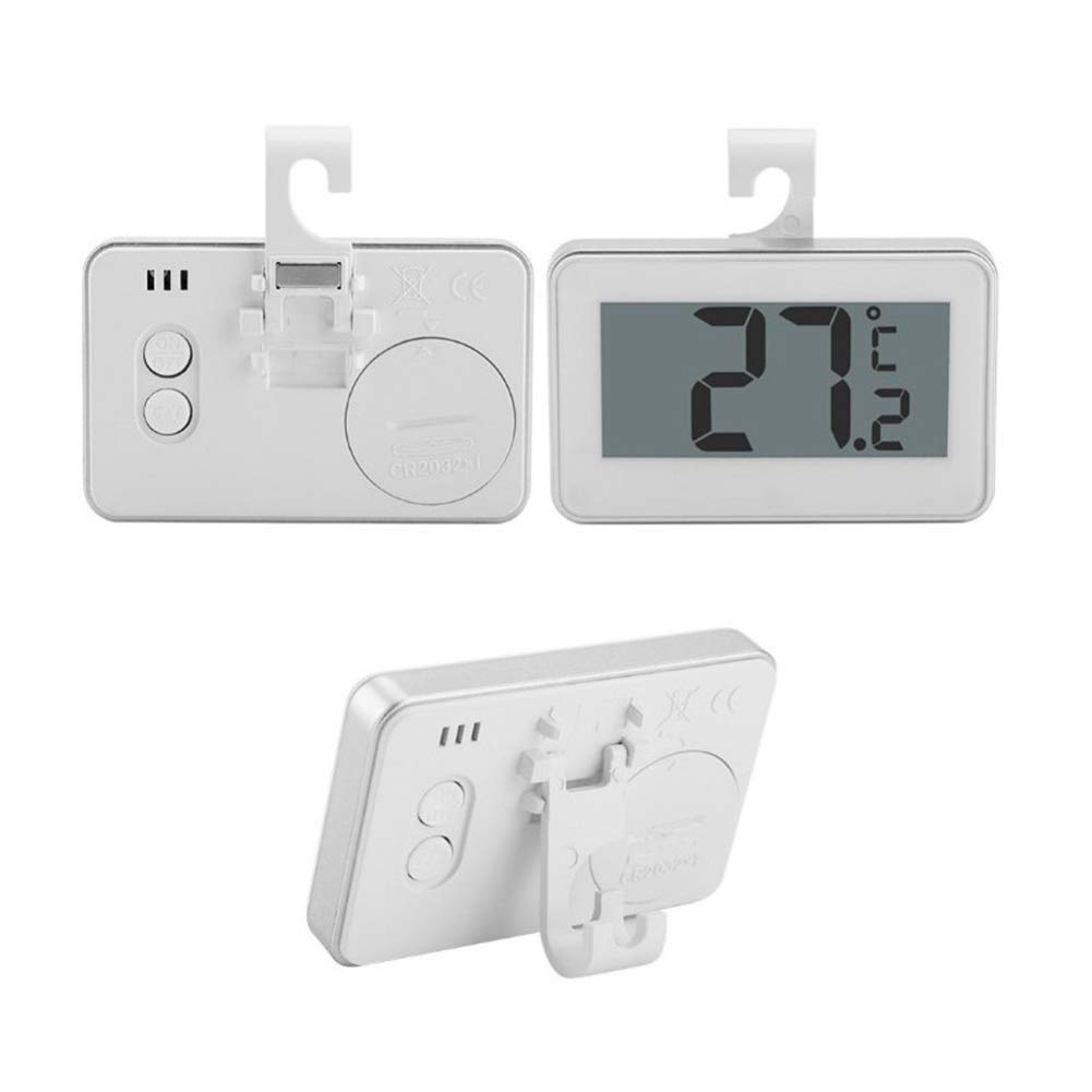 heaven2017 Digital Thermometer Fridge Freezer Refrigerator Temperature Meter with Hook