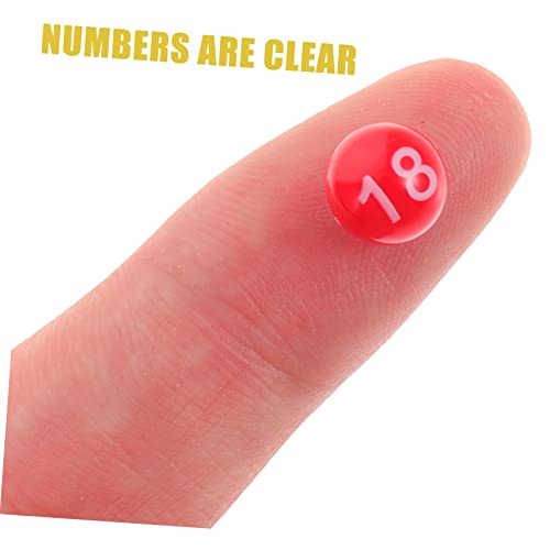 Totority 1 Set Analog Number Picker Portable Game Console Mini Dice Mini Accessories Lottery Games Props Portable Lottery Machine Fortunate Number Picker Plastic Party Supplies Lottery Case