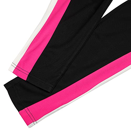 EOSIEDUR Women's 2 Piece Outfits Zip Top Jacket and Elastic Waistband Pant Women Sweatsuit Tracksuit Sets, Black L