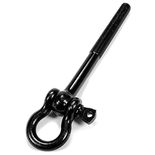Kojem Steel Tow Hook Compatible with 2014-2023 Corvette C7 C8 Mid Engine Front/Rear Tow Hook Trailer Hitch Replacement for 15234068 Black